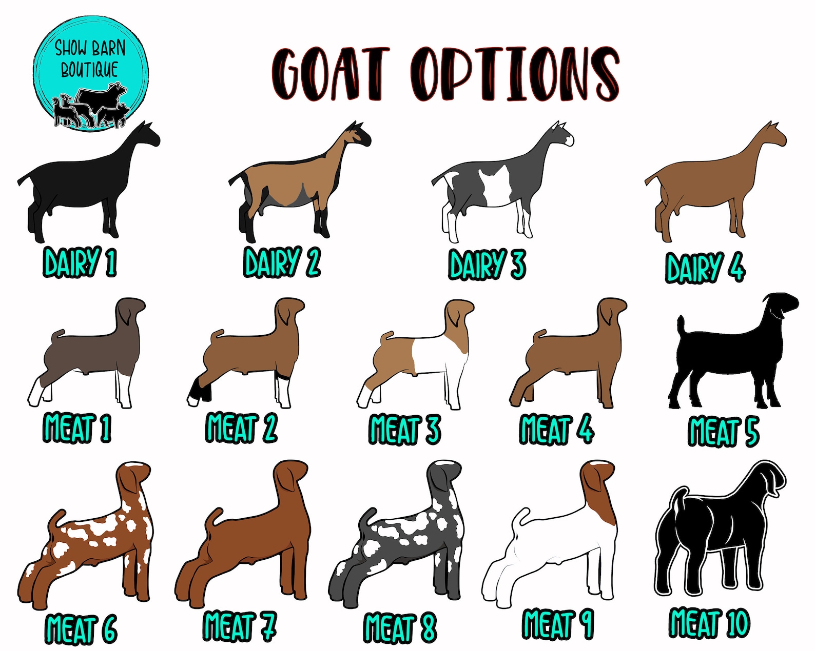 Show Goat Earrings, Show Goat, Goat Jewelry, Ear Tag Shaped, 4H, Show ...