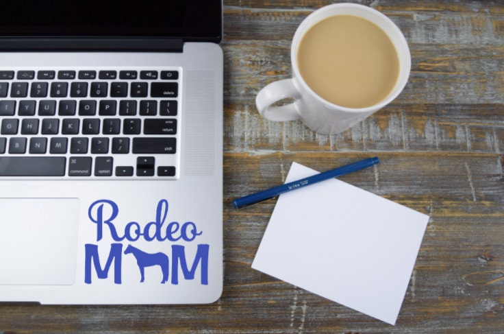 Rodeo Mom Decal Barrel Racer Mom Rodeo Decal Bull Rider | Etsy