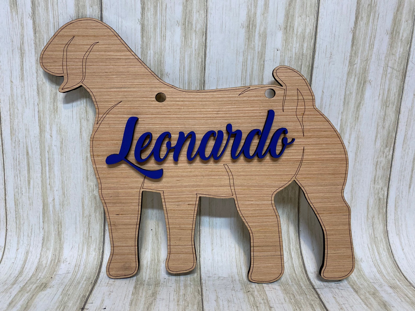 Show Goat Pen Sign Wood Livestock Show Sign With 3D Raised - Etsy