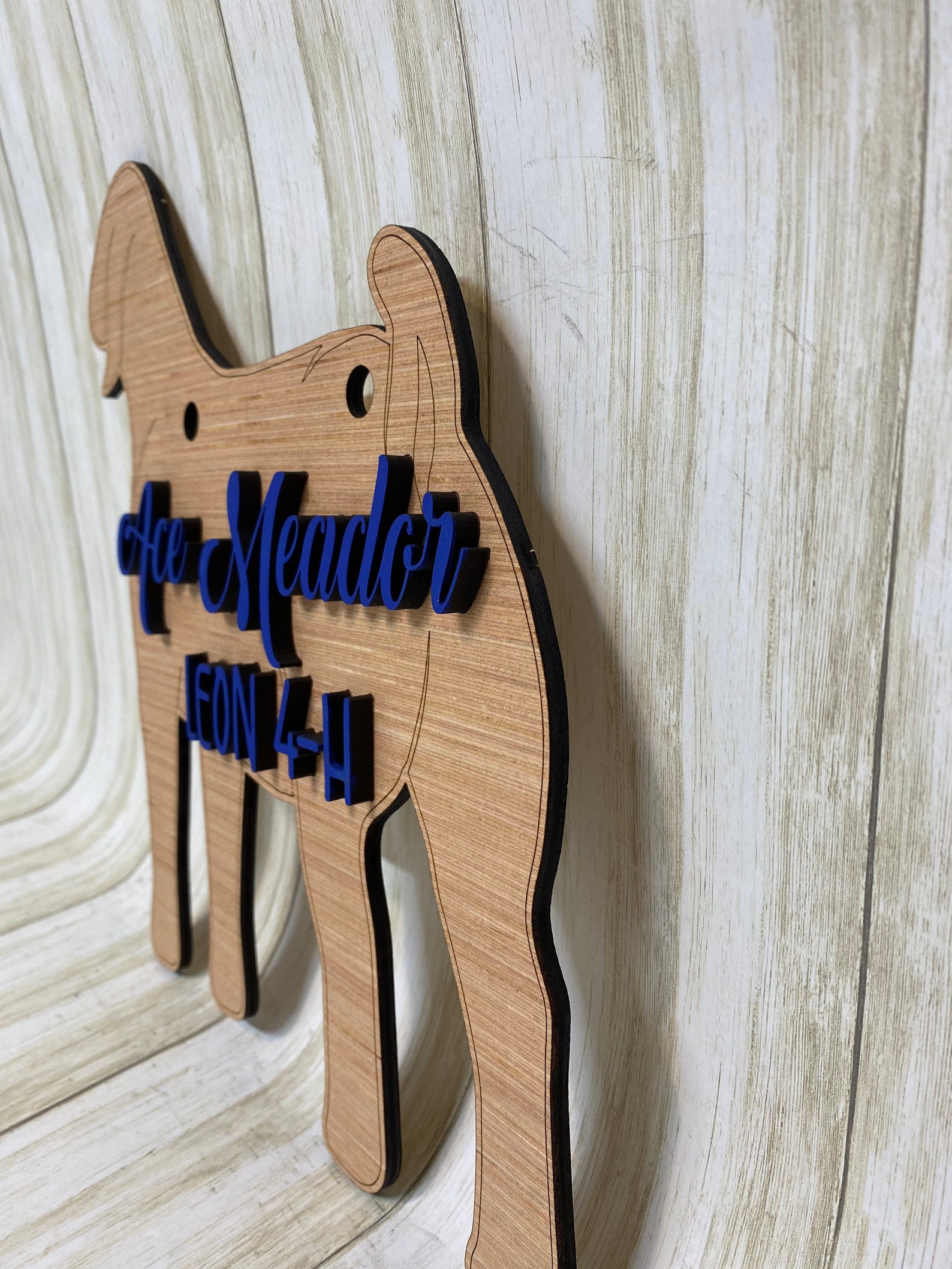 Show Goat Pen Sign Wood Livestock Show Sign With 3D Raised - Etsy