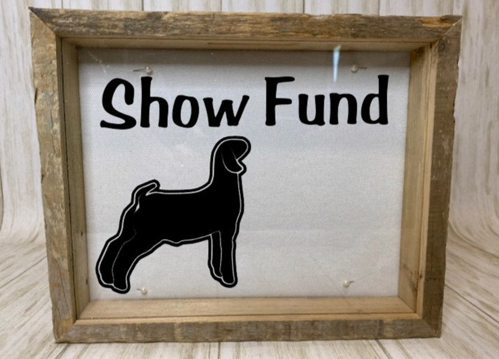 Show Goat Goat Lover Gift Show Fund Box Livestock Show - Etsy