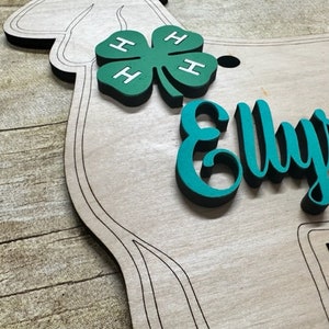 Show Goat Pen Sign, Wood Livestock Show Sign With 3D Raised Letters ...