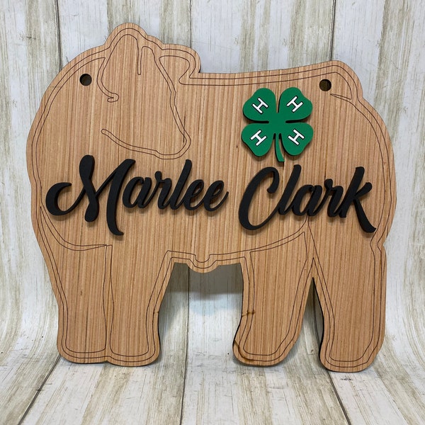 Steer Stall Pen Sign - Etsy