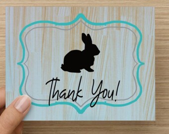 Rabbit Thank You - Etsy