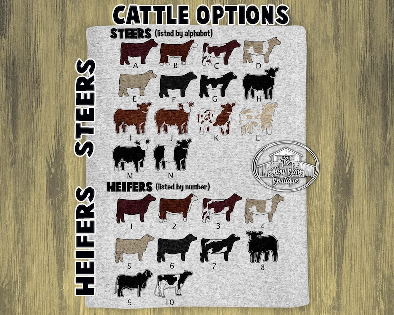 Show Steer, Personalized Show Blanket, Show Cattle Personalized ...