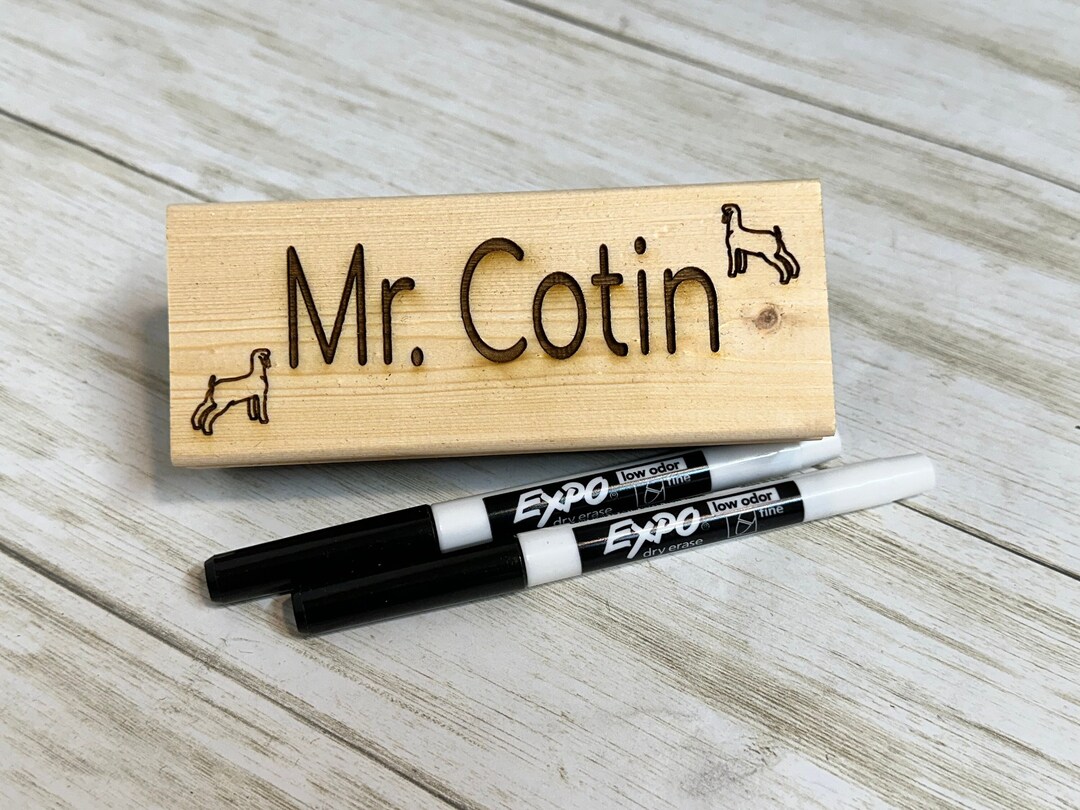 Show Goat Custom Engraved Eraser Gift Set, Personalized Ag Teacher ...
