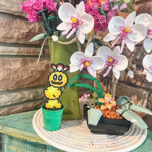 Super Mario Cactus Pokey Character in Warp Tube | Video Game Art | Game ...