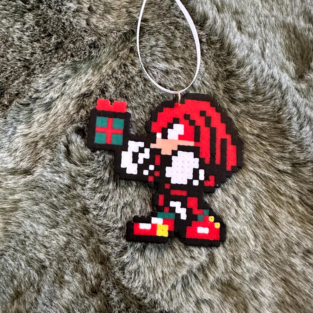 Knuckles From Sonic Christmas Tree Ornament Set | SEGA Video Game ...