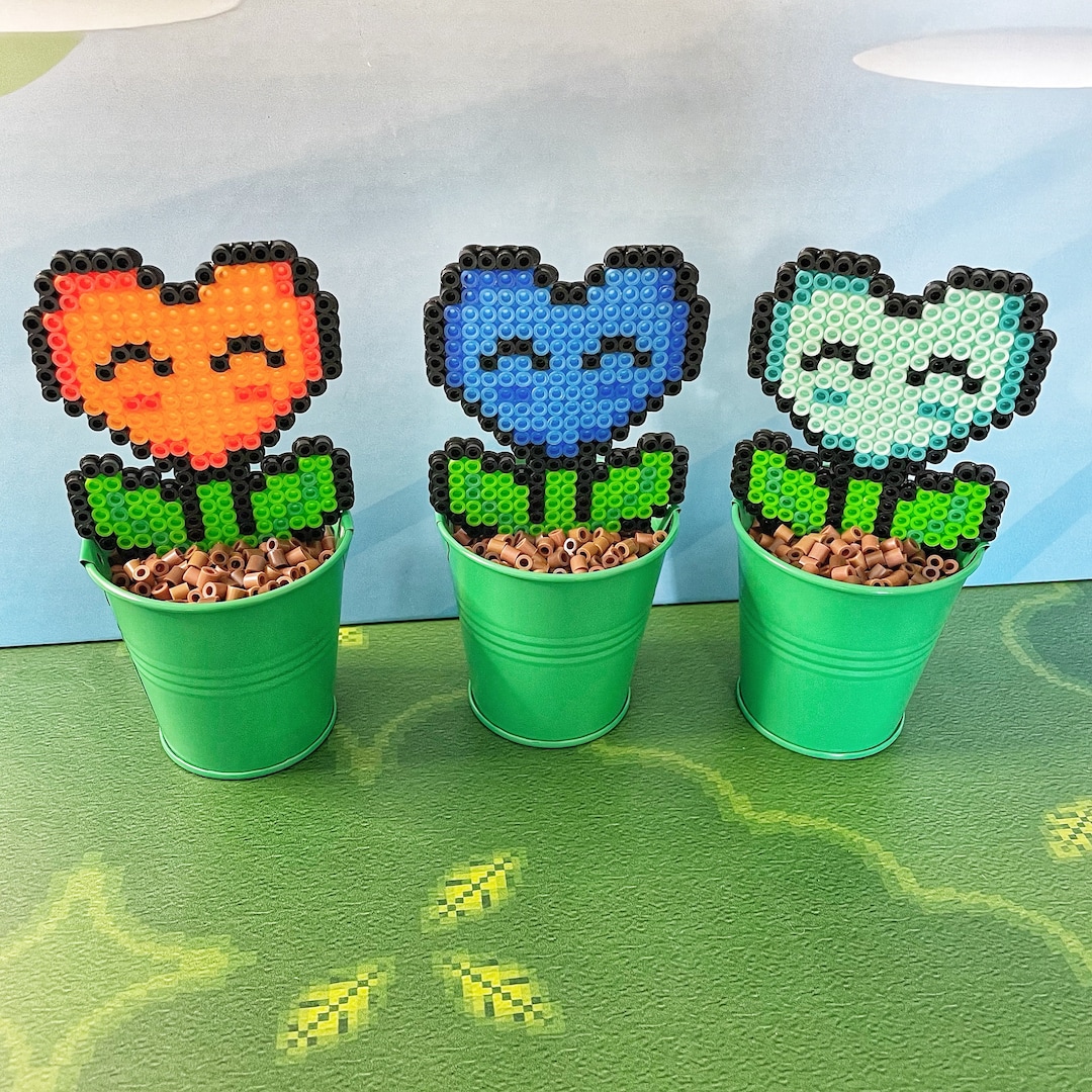 Large Retro Mario Video Game Flower | Video Game Decor | Valentines ...