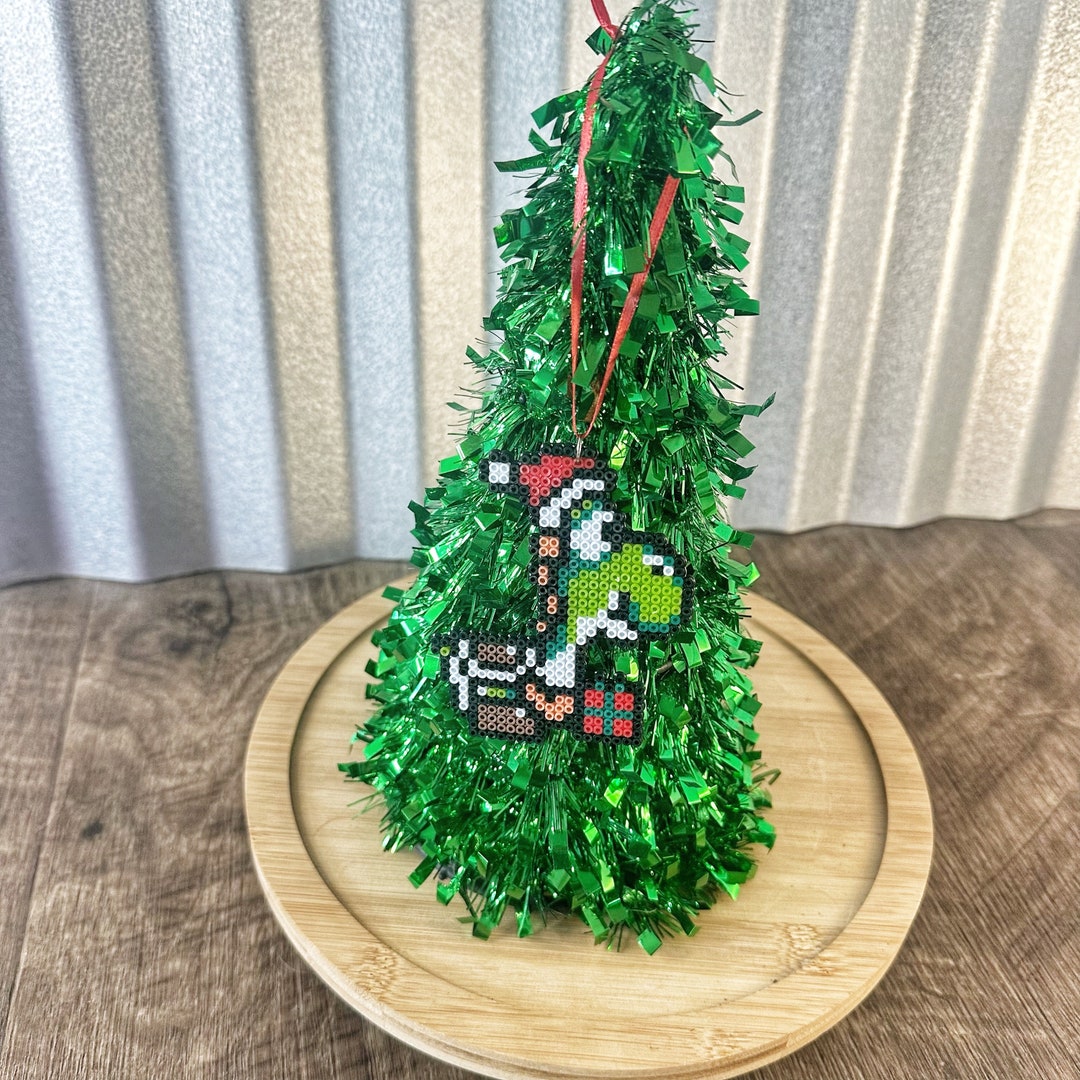 Santa Hat Yoshi Holiday Decoration | Xmas Gift for Teens | 8bit Yoshi ...