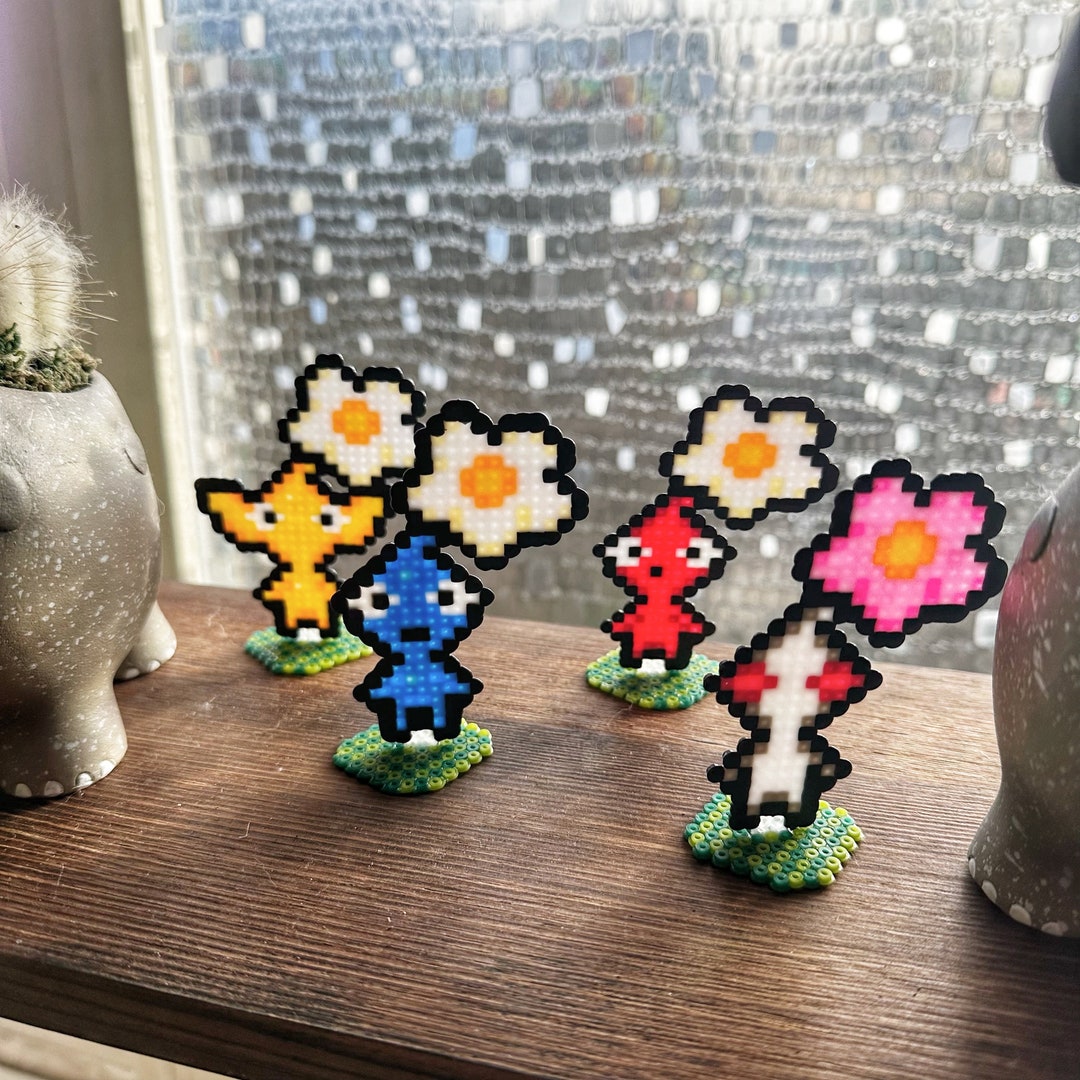 Pikmin Flower Gamer Desk Decor | Video Game Decor | Game Room Decor ...