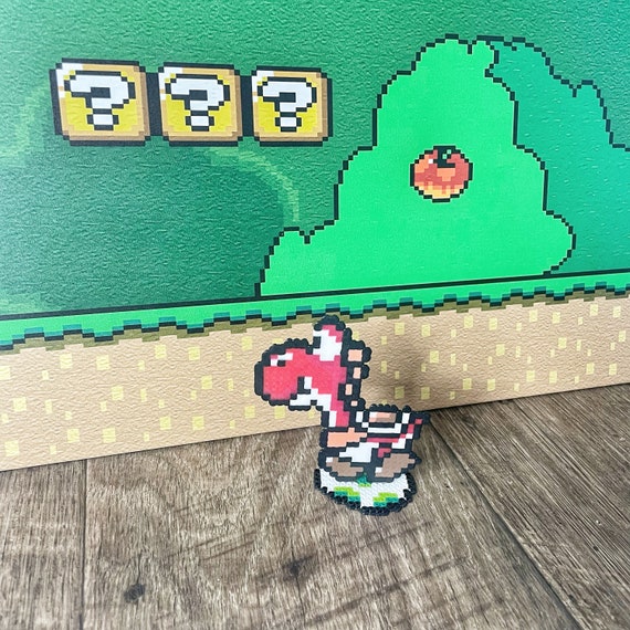Red Yoshi Super Mario World