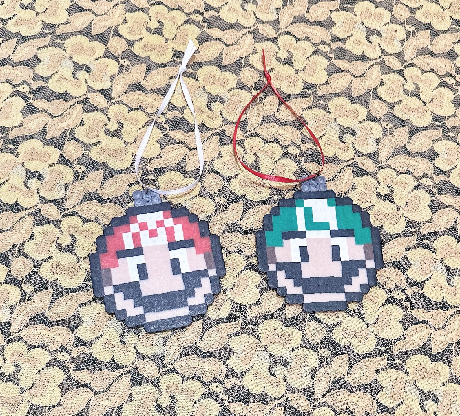 Large Super Mario Luigi Christmas Decoration | Nerdy Tree Ornament for ...
