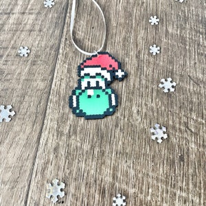 Santa Yoshi Christmas Decorations | Nerdy Tree Ornaments | Video Game ...