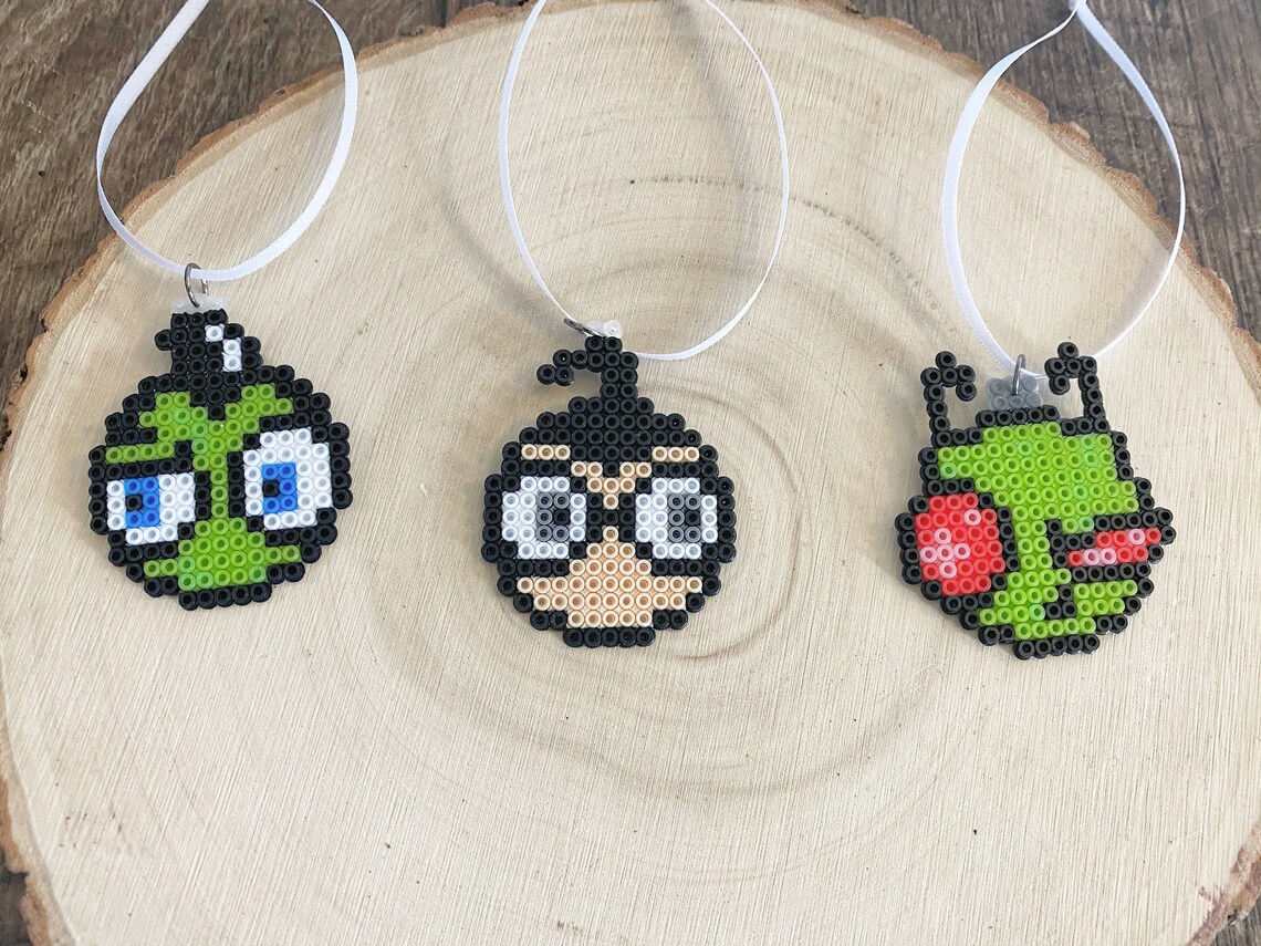 Invader Zim Christmas Decorations Nerdy Tree Ornaments | Etsy