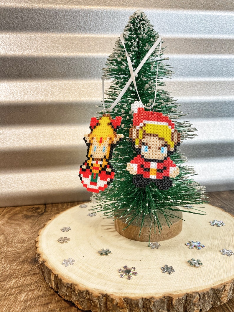 Link and Zelda Christmas Decorations Nerdy Tree Ornaments - Etsy
