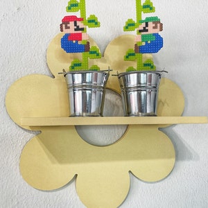 Mario and Luigi Vine Plants | Video Game Decor | Desk Plant | Game Room ...