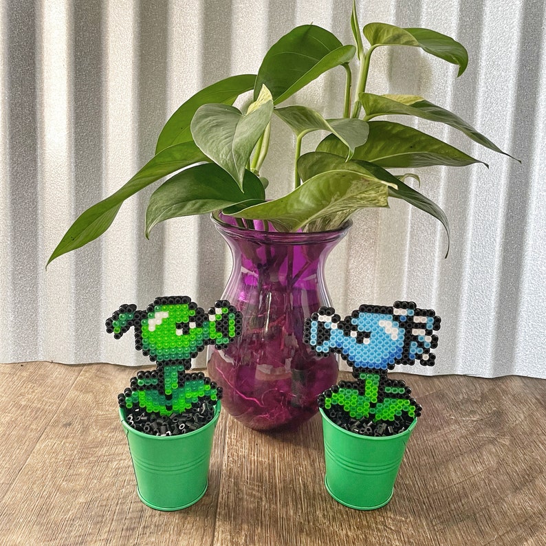 Large Potted Plants Vs Zombies Snowpea Peashooter Plant | Video Game ...
