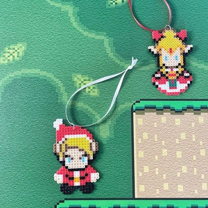 Link and Zelda Christmas Decorations Nerdy Tree Ornaments Video Game ...
