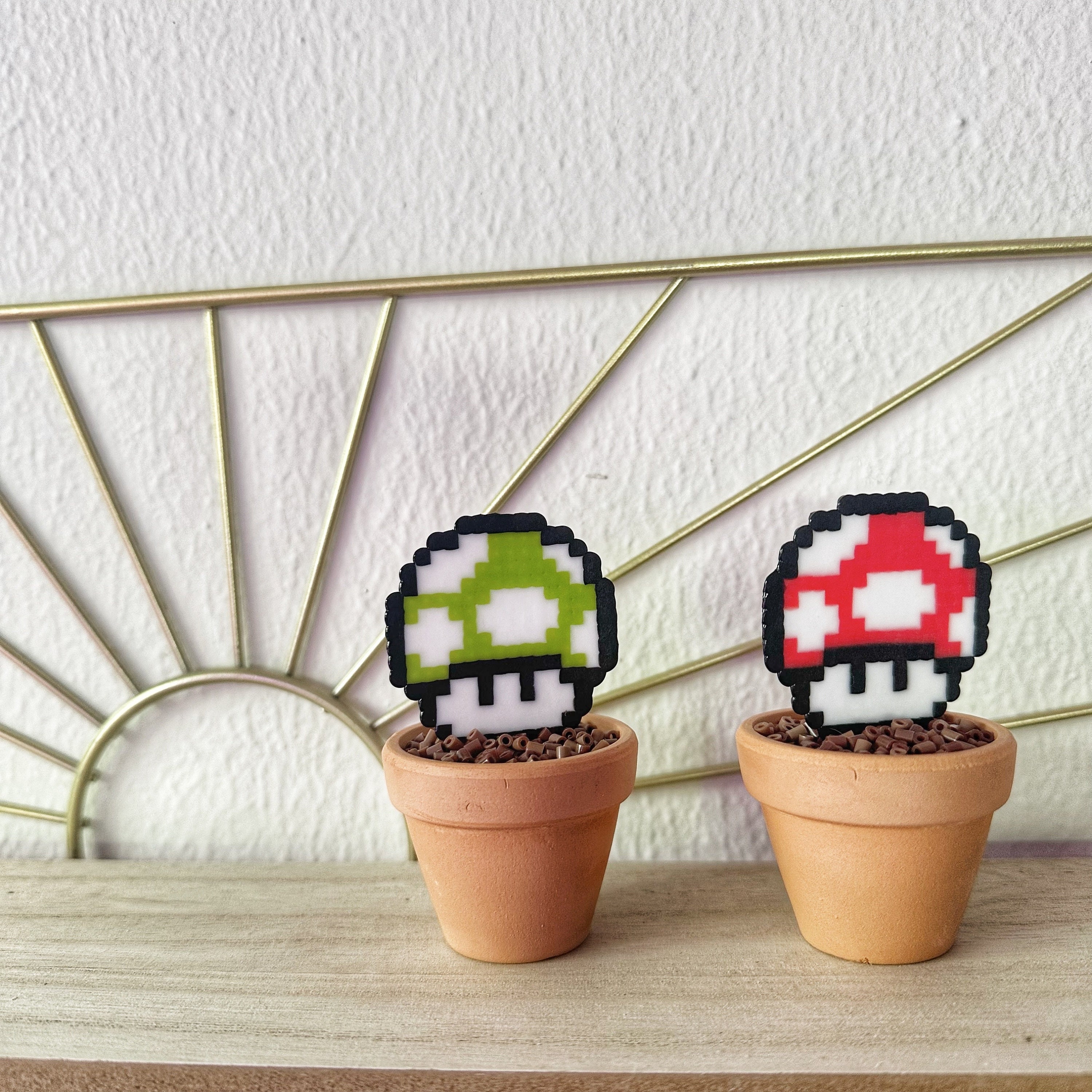 Retro Video Game Mario Mushroom | Game Room Decor | Nintendo Decor for ...