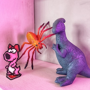 Birdo Super Mario Character Video Game Decor Retro Gaming 8 Bit Art ...