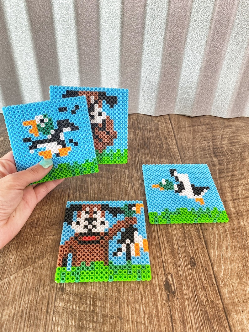 Duckhunt Coaster Set Retro Gamer Gift Geeky Coasters - Etsy