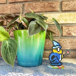 Super Mario Wizard Magikoopa Toy | Video Game Room Decor | Retro Gaming ...