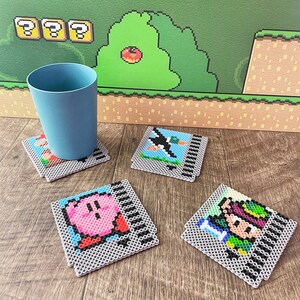 Retro Video Game Coaster Set | Nintendo Gamer Gift | NES Cartridge ...