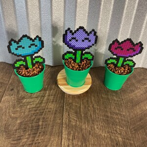 Large Retro Mario Video Game Flowers | Video Game Decor | Desk Plant ...