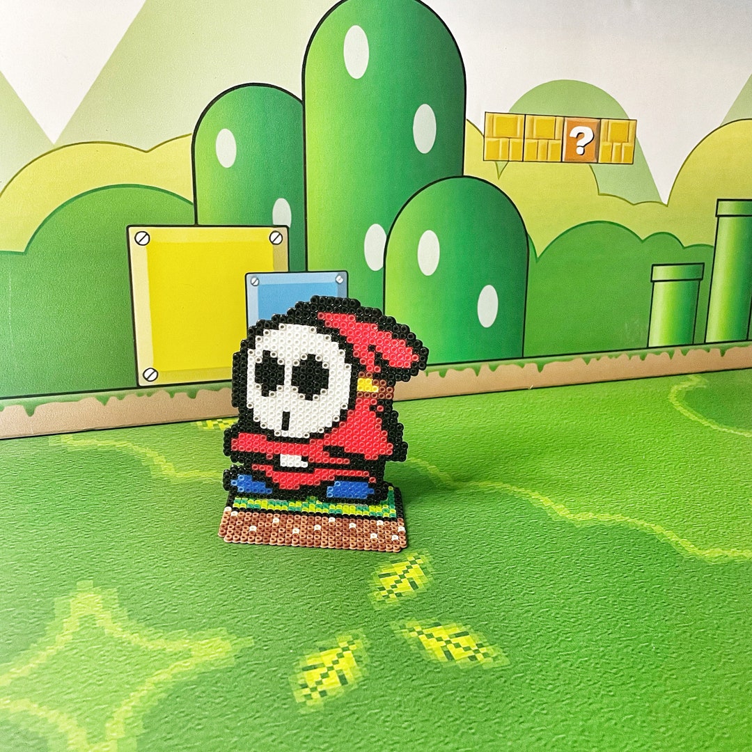 Shy Guy Super Mario Bros 3D Video Game Toy | Video Game Decor | Retro ...