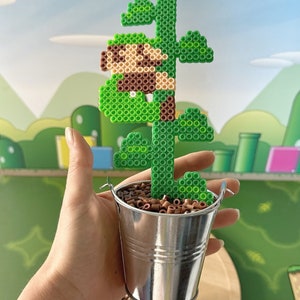 Large Retro Mario and Luigi Plant | Video Game Decor | Desk Plant ...