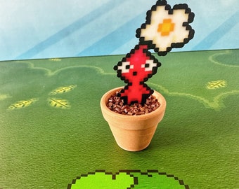 Potted Piranha Mario Plants Video Game Decor Desk Plant Game Room Decor ...