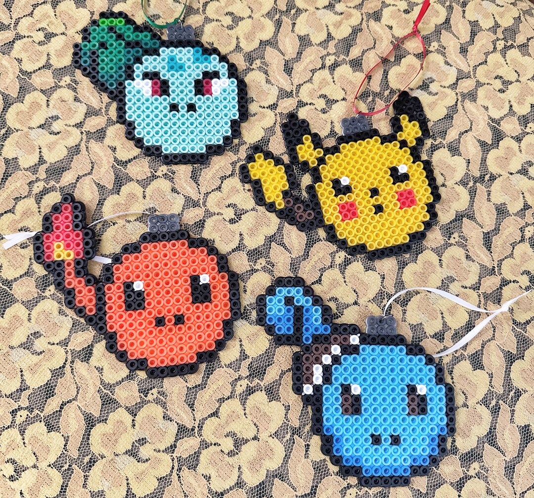 Large Pokemon Game Character Christmas Decorations | Nerdy Ornaments ...