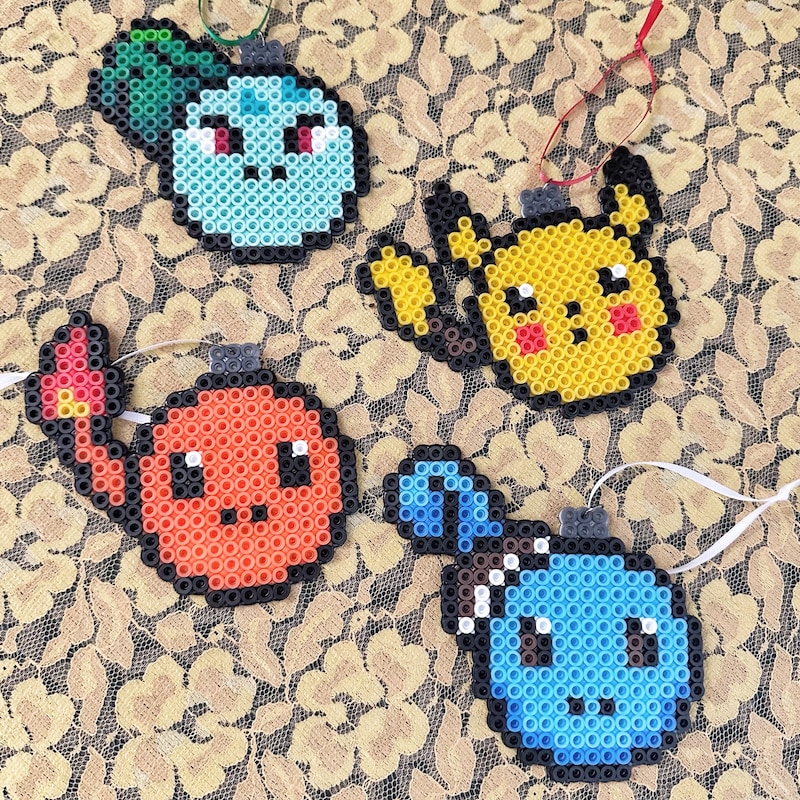 Pokeball Hama Beads - Etsy UK