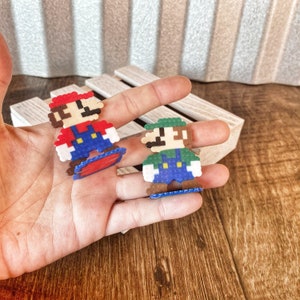 Super Mario Bros Figurines With Affixed Stand | Video Game Arcade Decor ...
