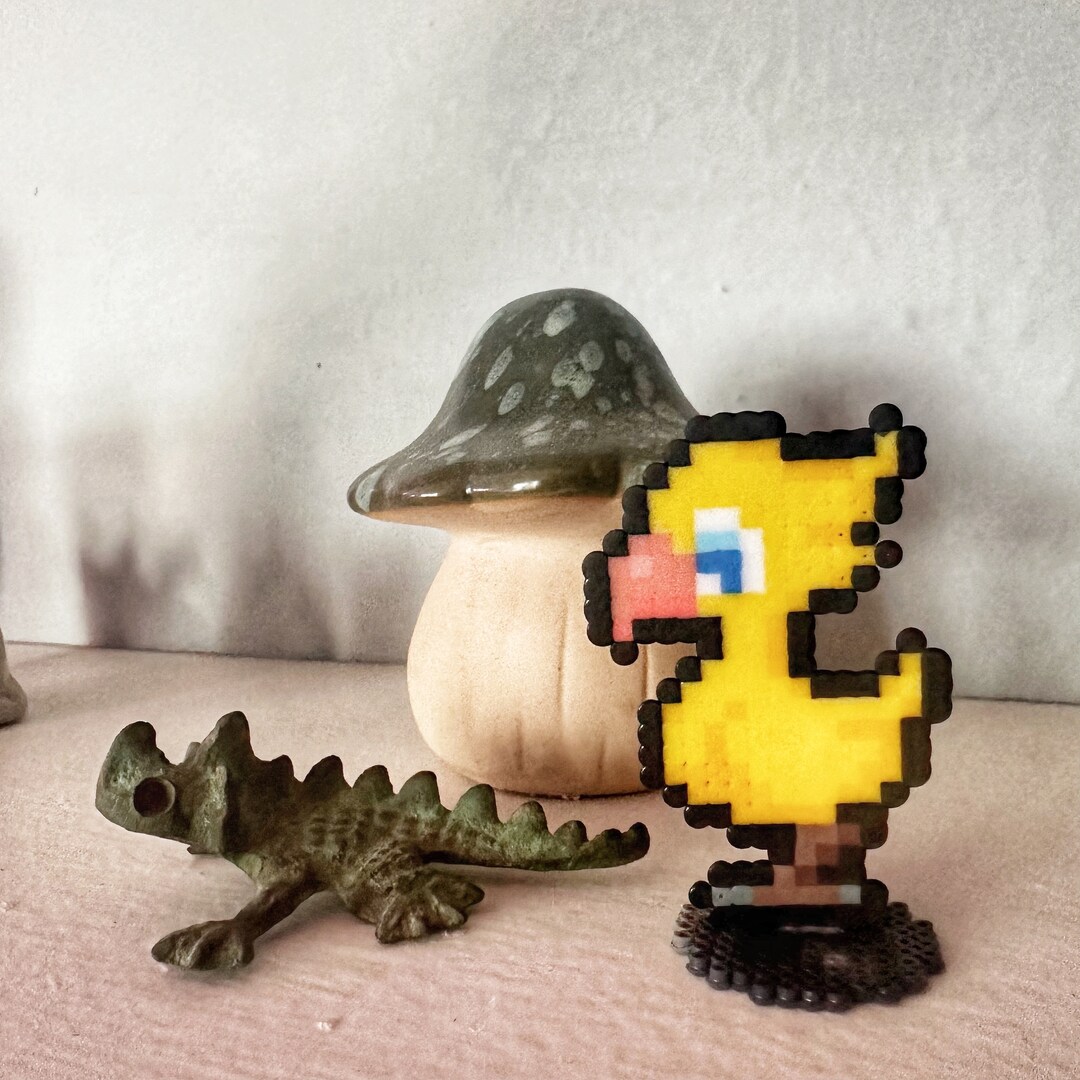 Chocobo Bird From Final Fantasy | Video Game Decor | Gamer Desk Decor ...
