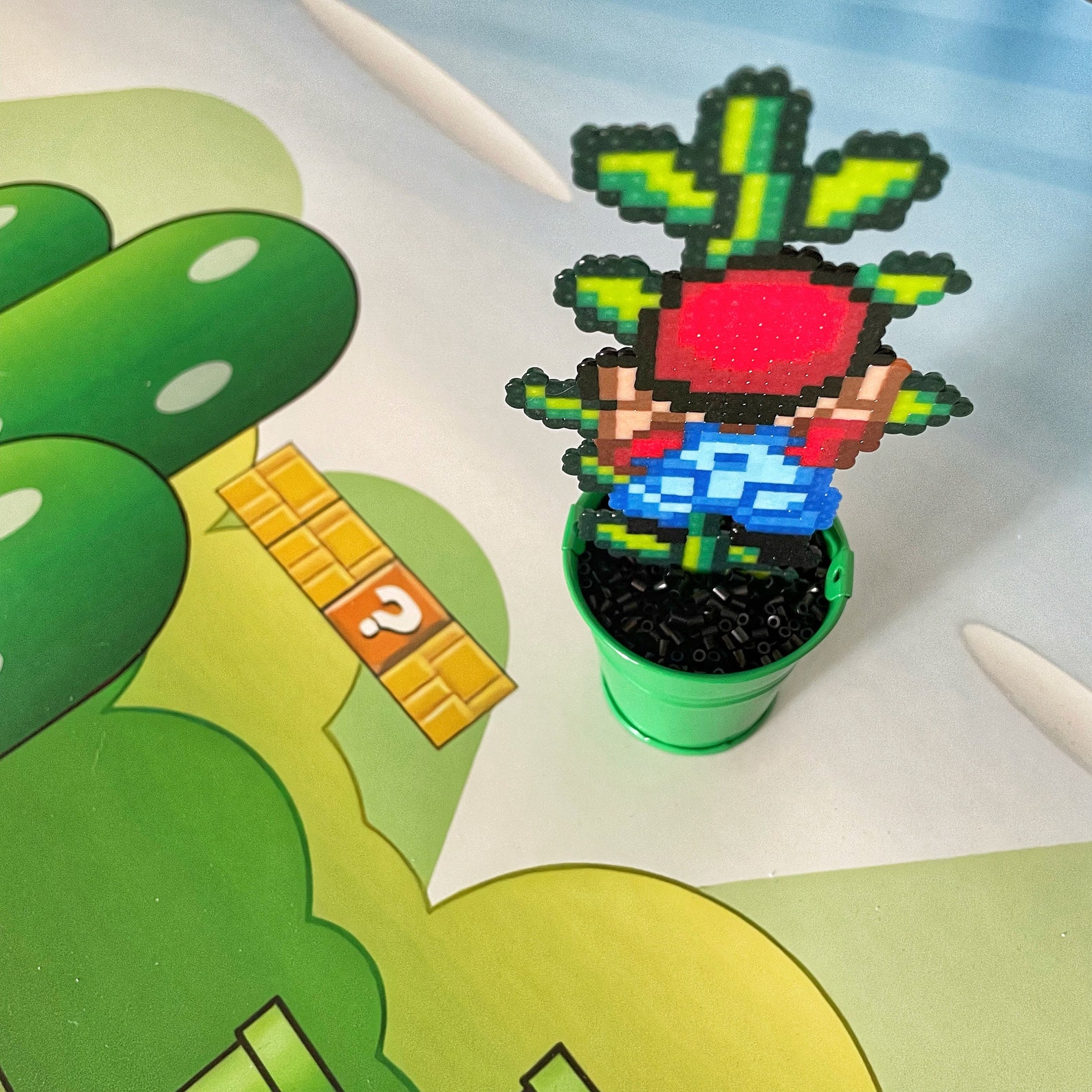 Climbing Mario Plants Video Game Decor Desk Plant Game - Etsy