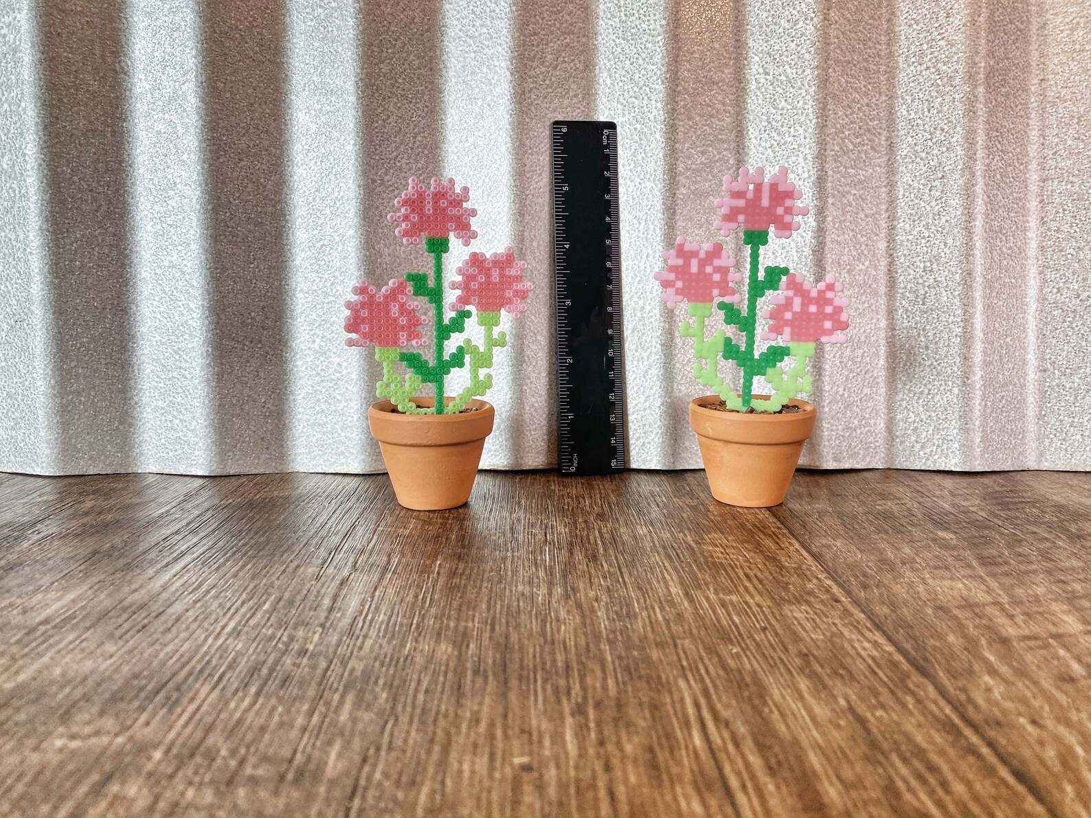 Blooming Pink Thistle Pixel Plant Office Decor Desk Plant - Etsy