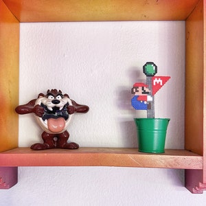 Super Mario Climbing Flagpole | Video Game Decor | Desk Plant | Game ...