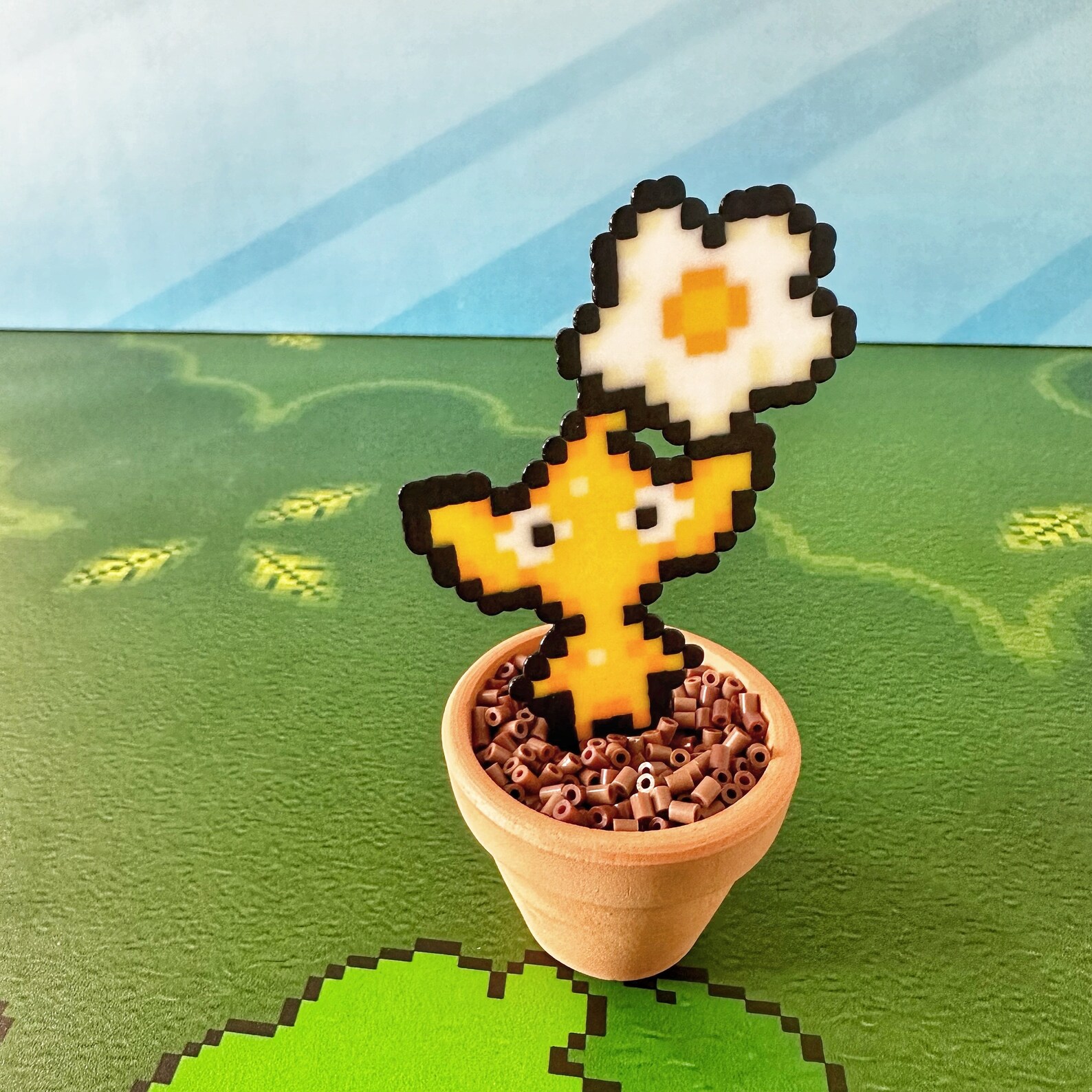 Pikmin Potted Plants | Video Game Decor | Desk Plant | Game Room Decor ...