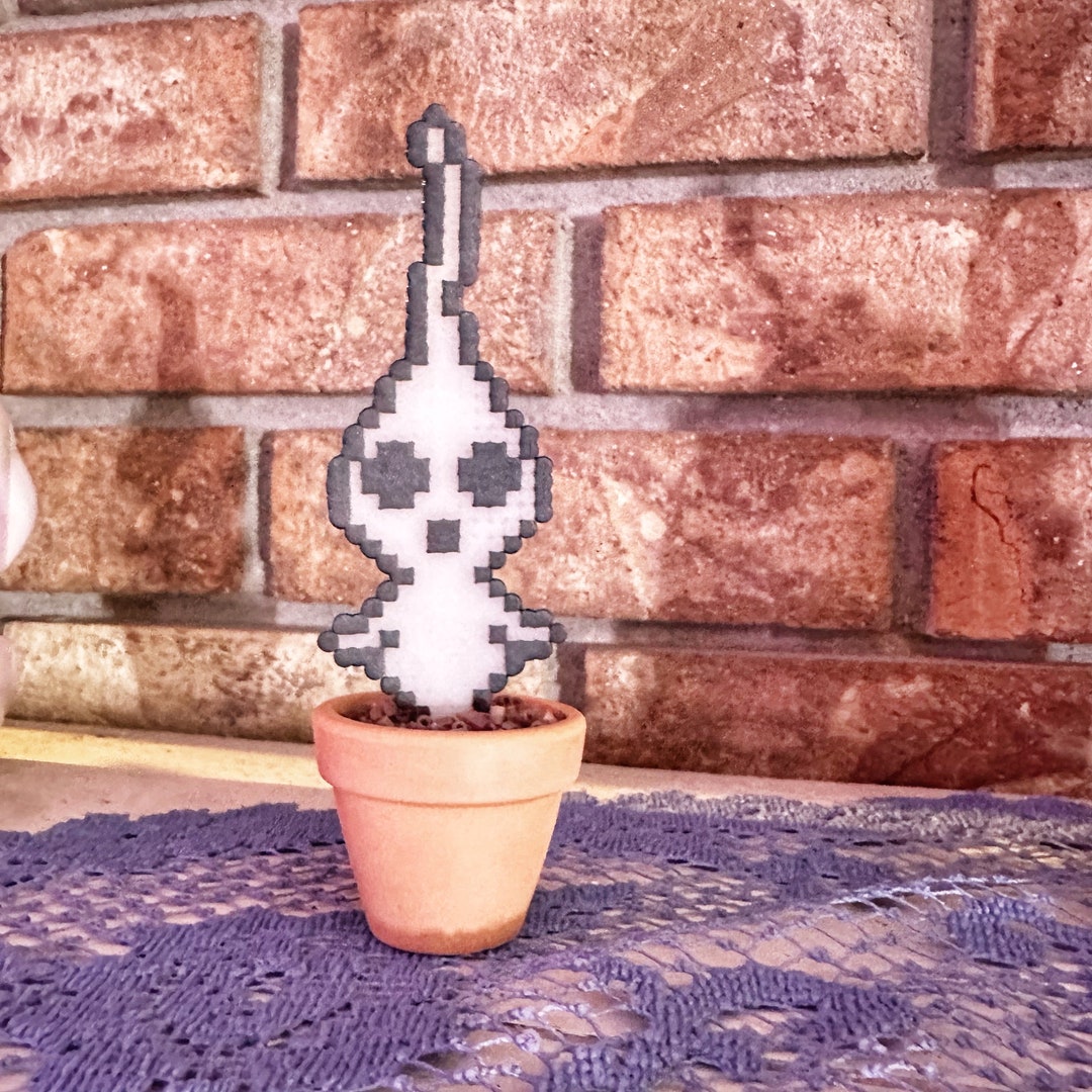 Pikmin Glow in the Dark Soul Potted Plants | Video Game Decor | Desk ...