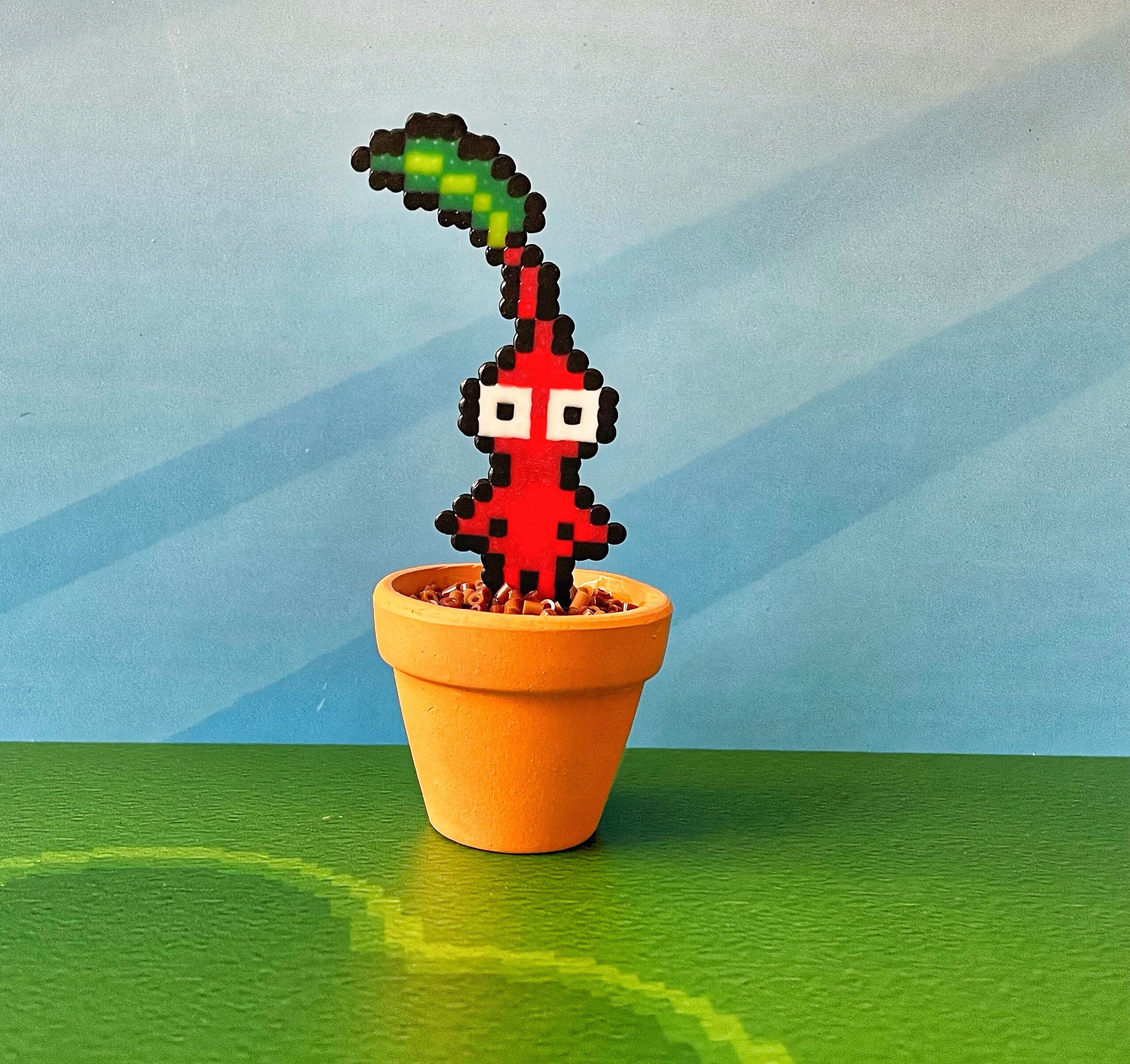 Pikmin Potted Plants | Video Game Decor | Desk Plant | Game Room Decor ...