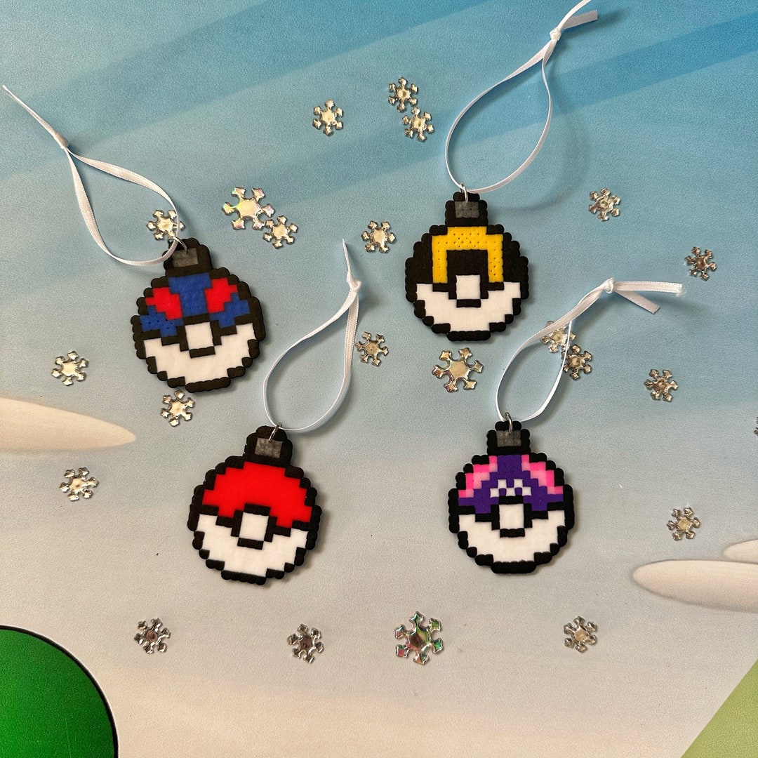 Pokemon Video Game Pokeball Holiday Tree Decoration Gamer Tree ...