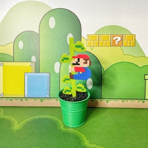 Mario and Luigi Vine Plants | Video Game Decor | Desk Plant | Game Room ...