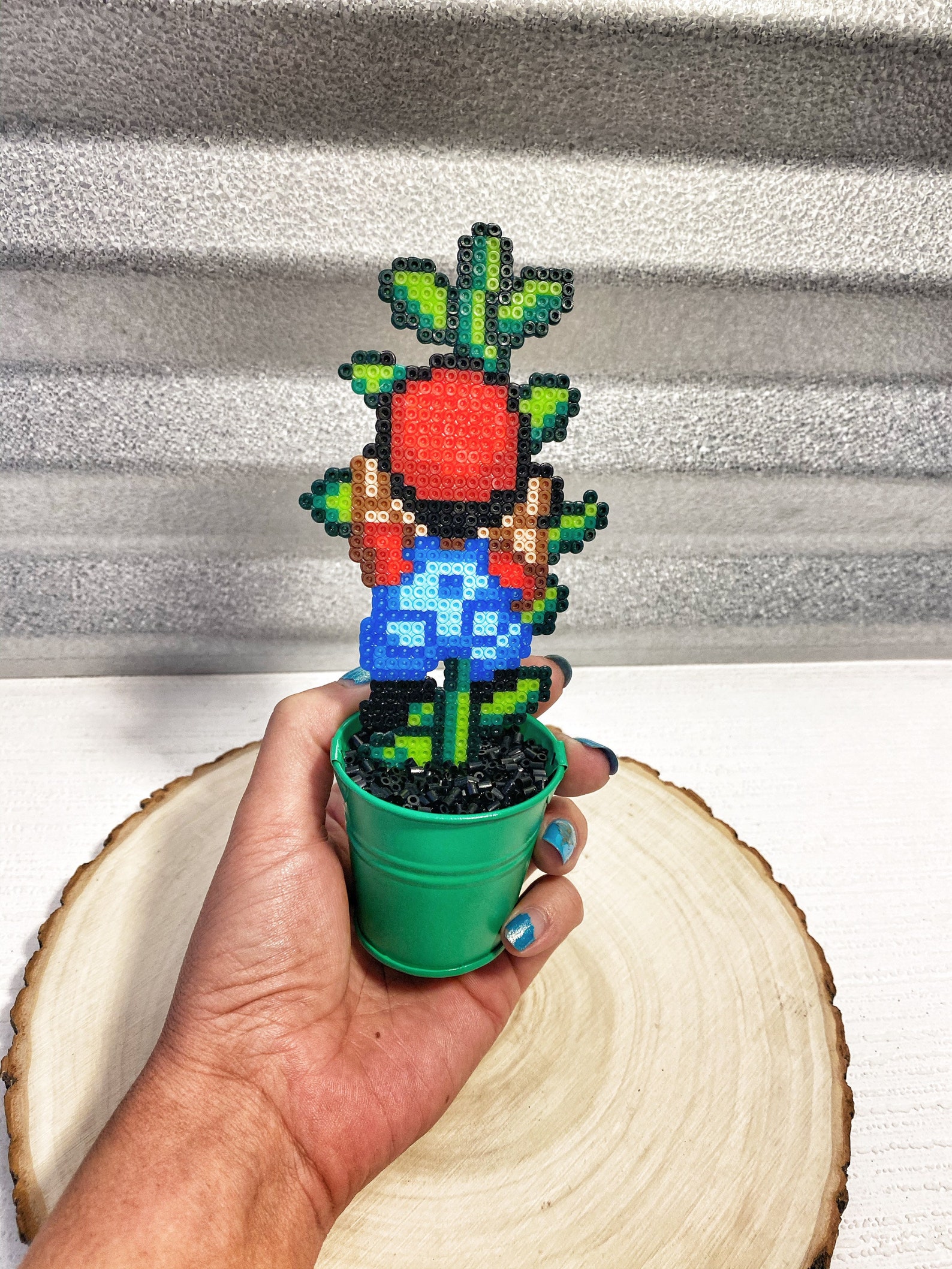 Climbing Mario Plants Video game decor Desk Plant Game | Etsy