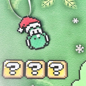 Santa Yoshi Christmas Decorations | Nerdy Tree Ornaments | Video Game ...