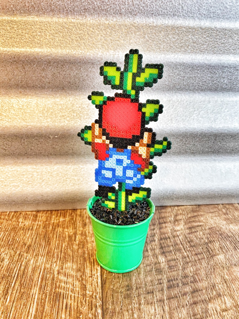Climbing Mario Plants Video game decor Desk Plant Game | Etsy
