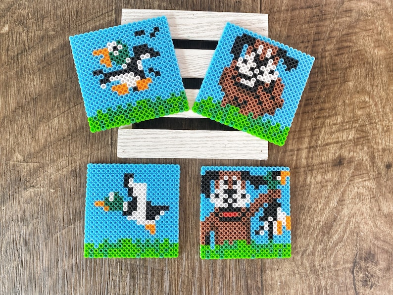 Duckhunt Coaster Set Retro Gamer Gift Geeky Coasters - Etsy