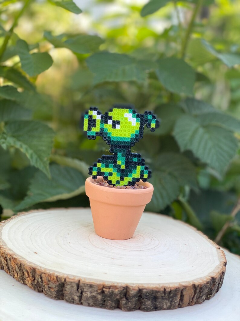 Potted Plants Vs Zombies Snowpea Peashooter Plants | Video Game Decor ...