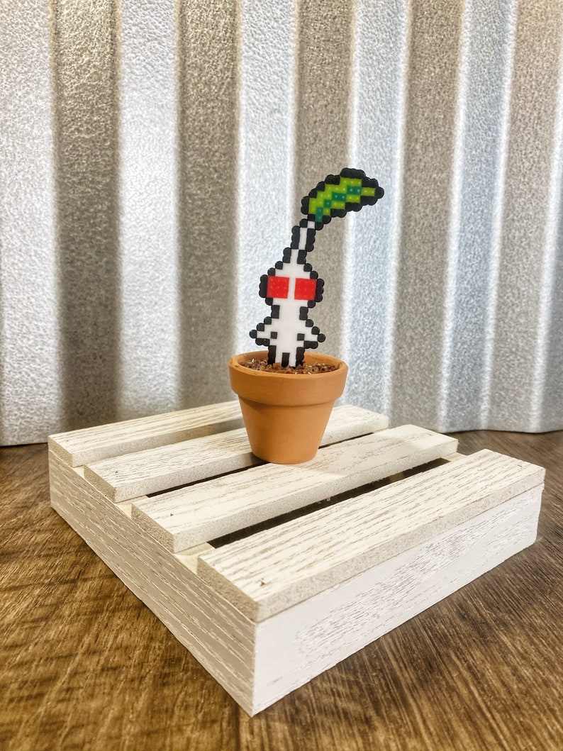 Pikmin Potted Plants | Video Game Decor | Desk Plant | Game Room Decor ...